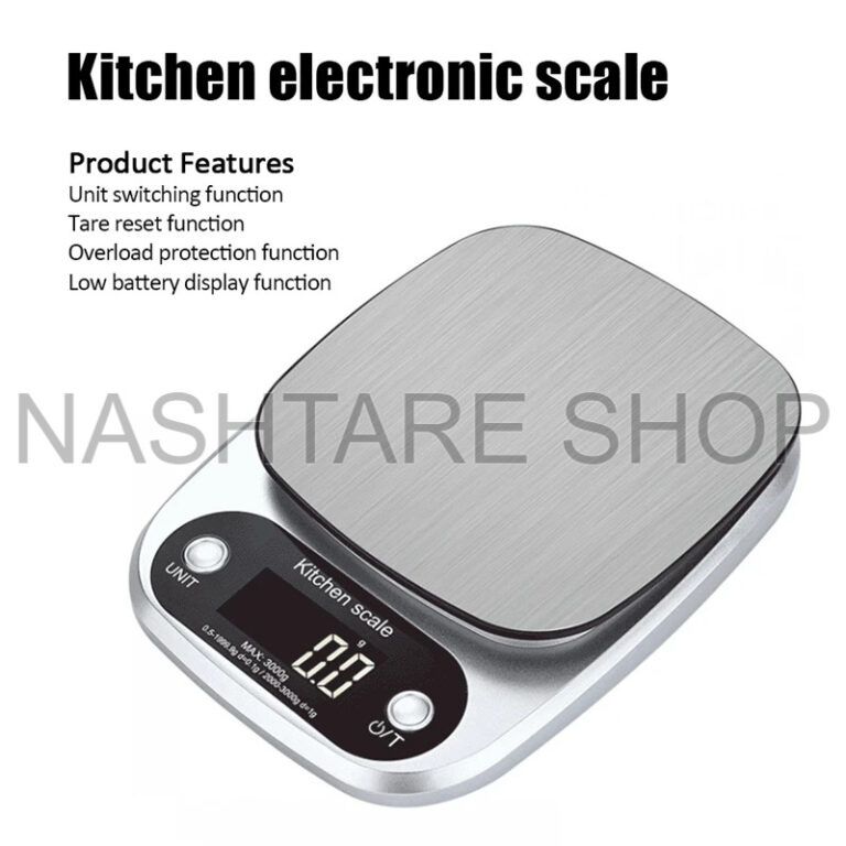 10/5/3Kg Kitchen Scale Touch Button LCD Display (Dorsch) | Nashtare Shop