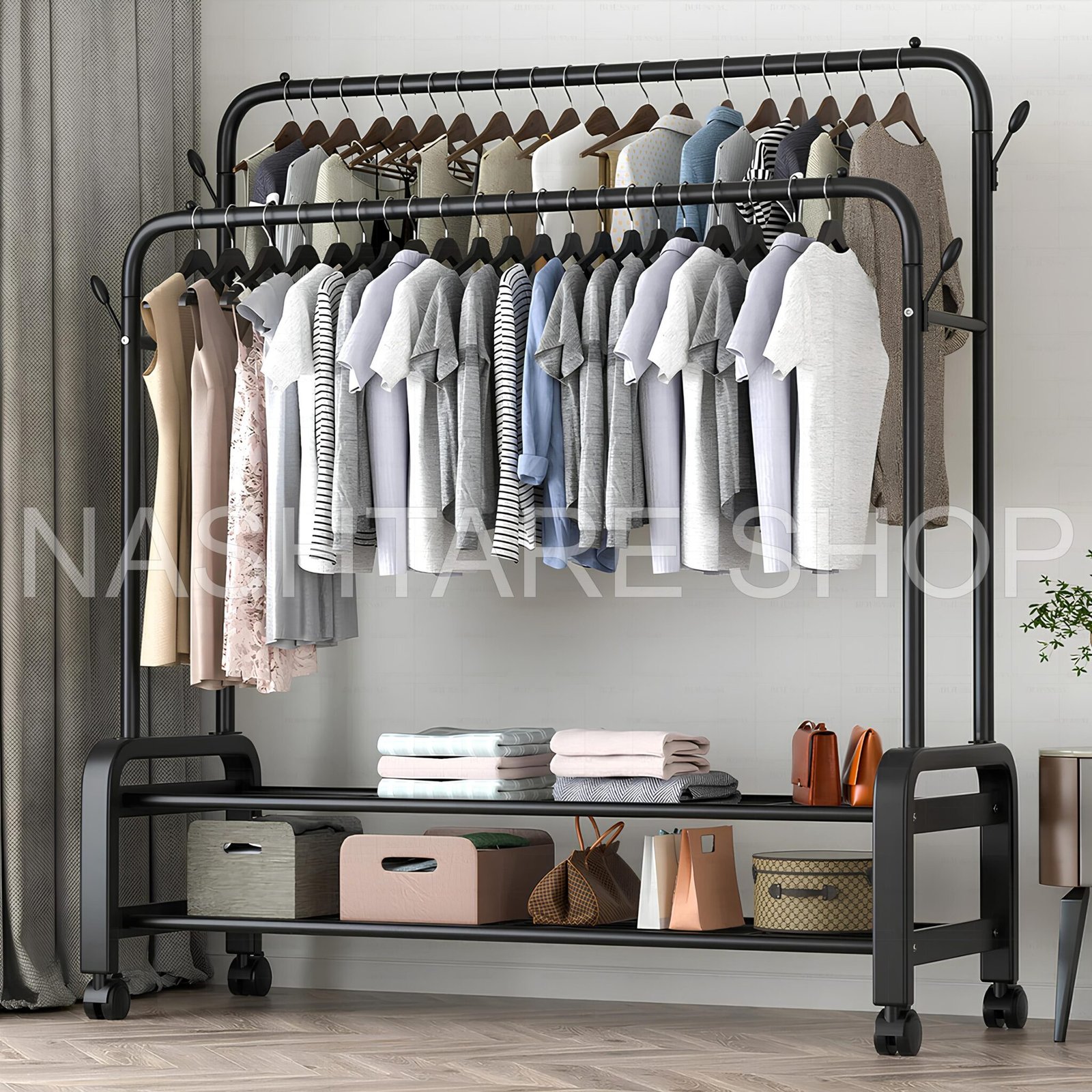 Standing Coat Rack Room | حامل ملابس | Nashtare Shop