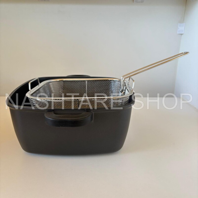 Square Fry Pot with Strainer | طنجرة مع مصفاة | Nashtare Shop