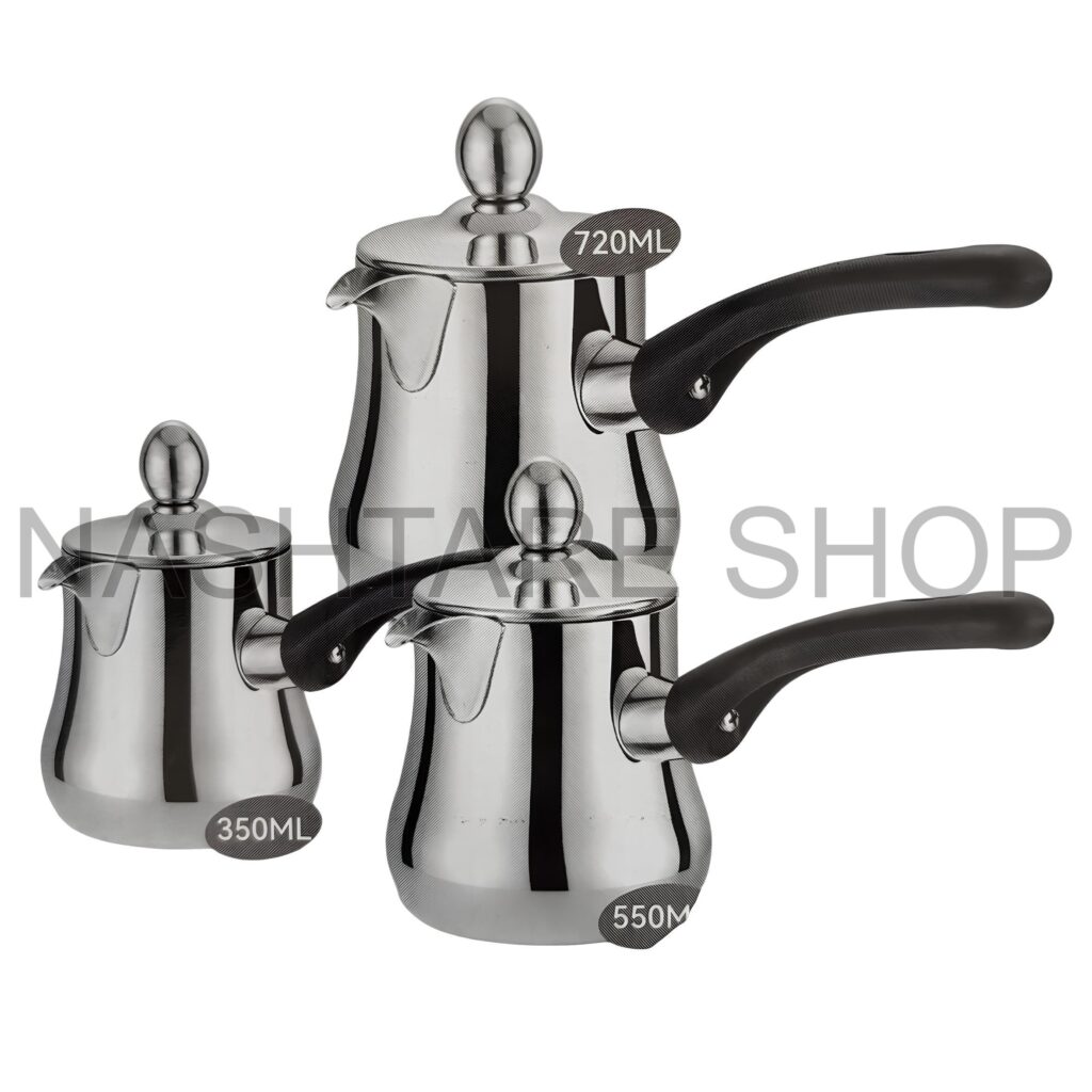 GEBE Set Stainless Steel Coffee Warmer | ركوة قهوة من الستانلس ستيل من ...